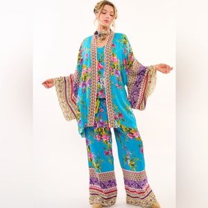 Aratta | Tops | Aratta Garden Of Eden Kimono Os | Poshmark